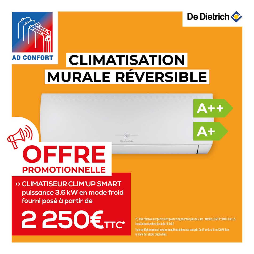 AD Confort - Climatisation murale reversible